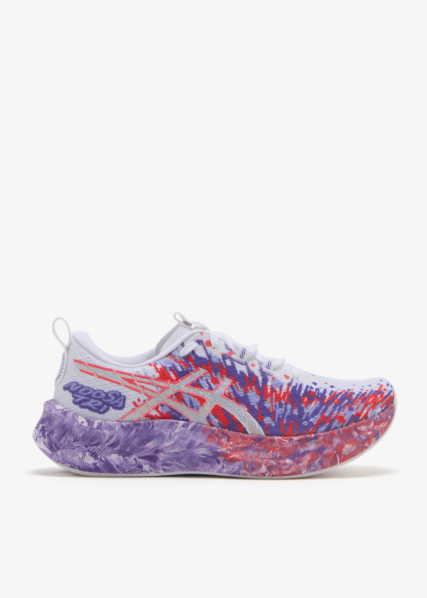 multicoloured asics