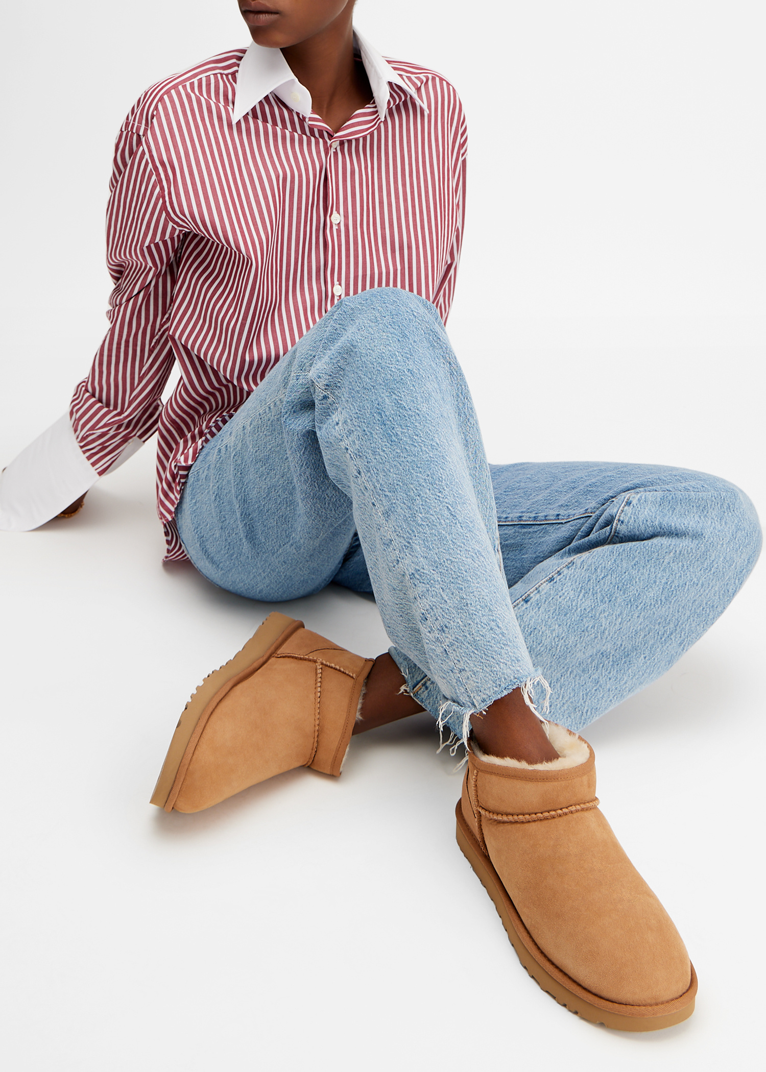 ugg boots brown mini