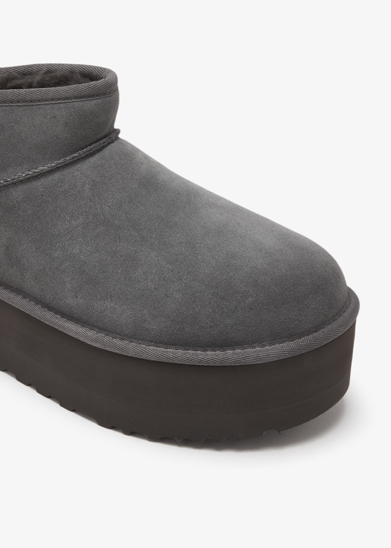 dark grey uggs platform