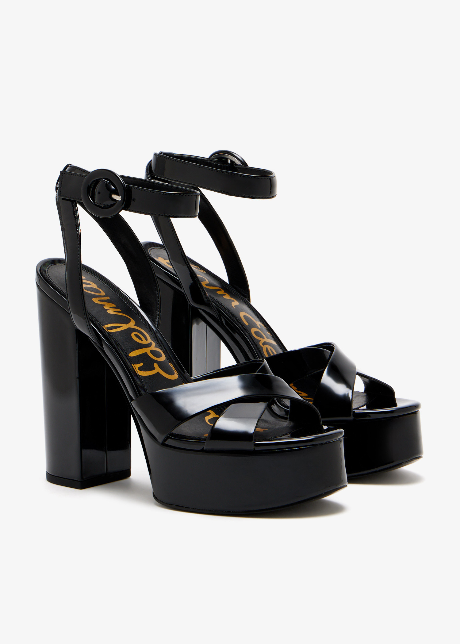 Sam Edelman Savannah platform sandals for Women - Black in USA