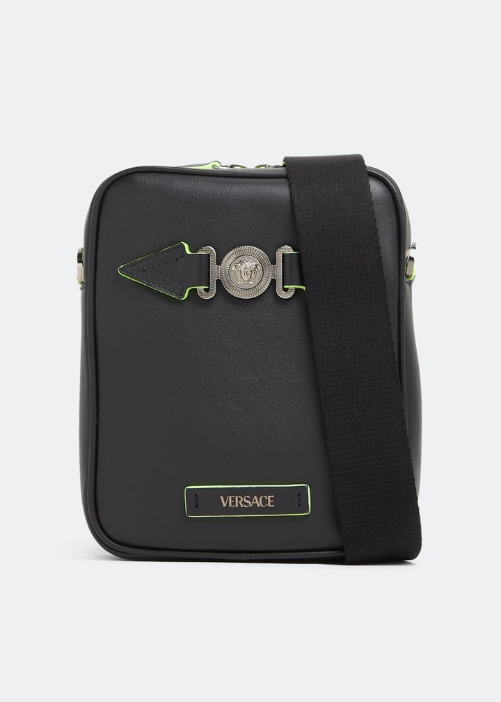 Versace Medusa biggie pouch bag for Men - Black in UAE | Level Shoes