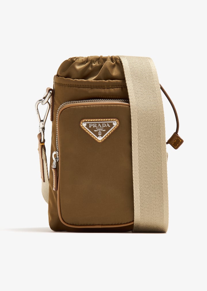Prada Re-Nylon smartphone case for Men - Brown in UAE | Level Shoes