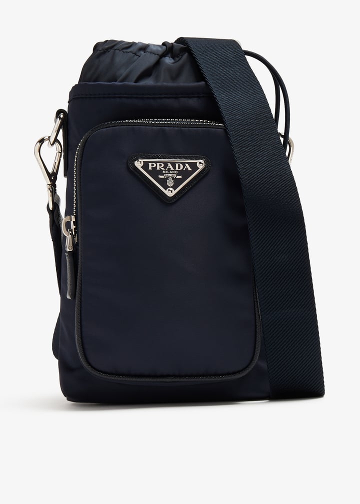 Prada Re-Nylon smartphone case for Men - Blue in UAE | Level Shoes