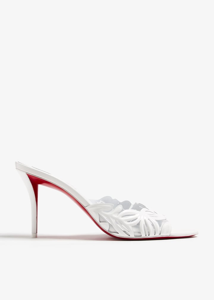 Christian Louboutin Apostropha Petunia 80 mules for Women - White in ...
