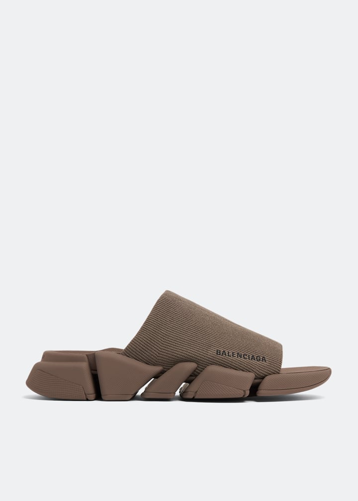 Balenciaga Speed 2.0 slides for Men - Brown in UAE | Level Shoes