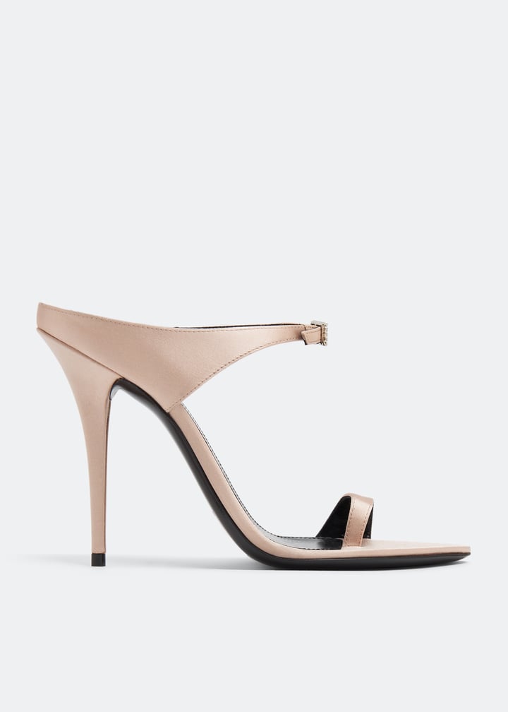 Saint Laurent Dive mules for Women - Beige in UAE | Level Shoes
