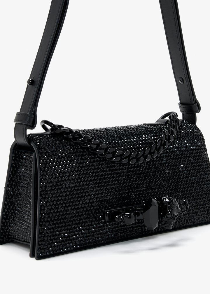 McQueen Jewelled mini shoulder bag for Women - Black in UAE | Level Shoes