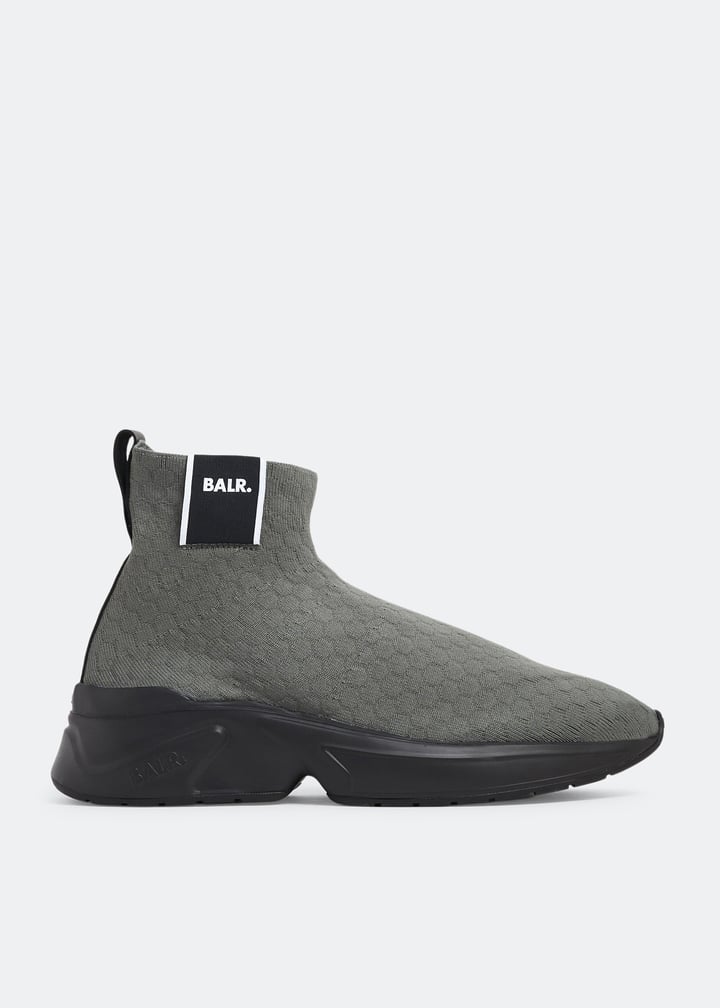 BALR. X2 sock sneakers for Men - Grey in UAE | Level Shoes
