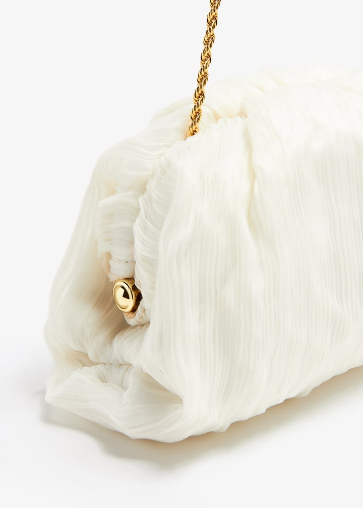 Loeffler Randall Bailey dome clutch for Women - White in UAE | Level Shoes