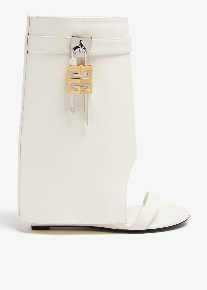 Givenchy Shark Lock sandals for Women - White in UAE | Level Shoes