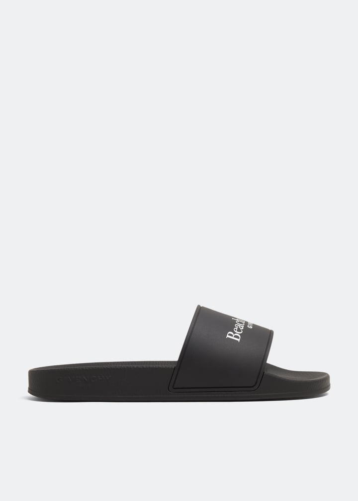 Givenchy Beach Club 52 slides for Men - Black in USA | Level Shoes
