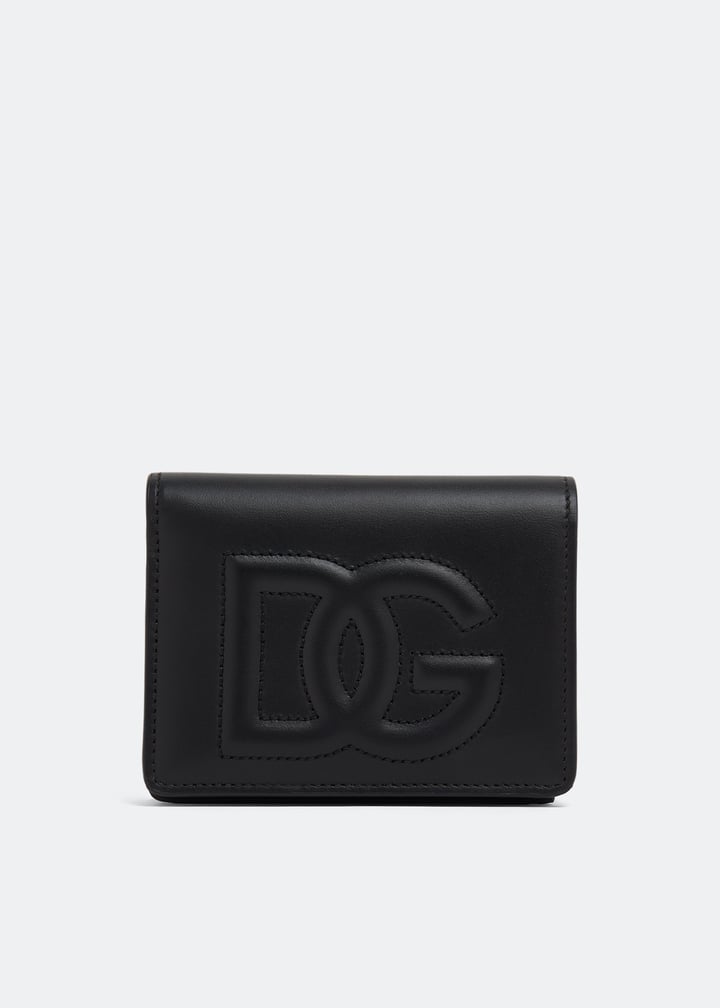 Dolce&Gabbana DG Logo wallet for Women - Black in UAE | Level Shoes