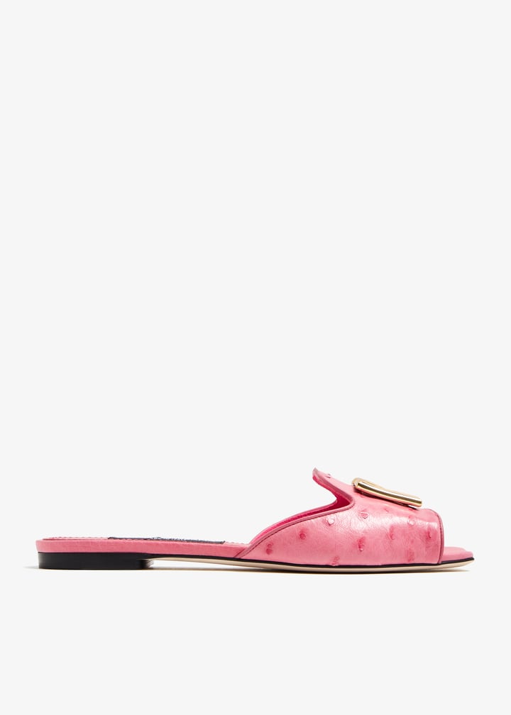 Dolce&Gabbana DG slide sandals for Women - Pink in KSA | Level Shoes