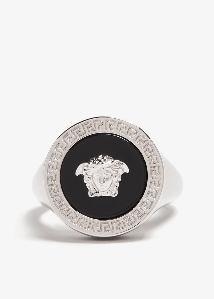 versace ring for men silver