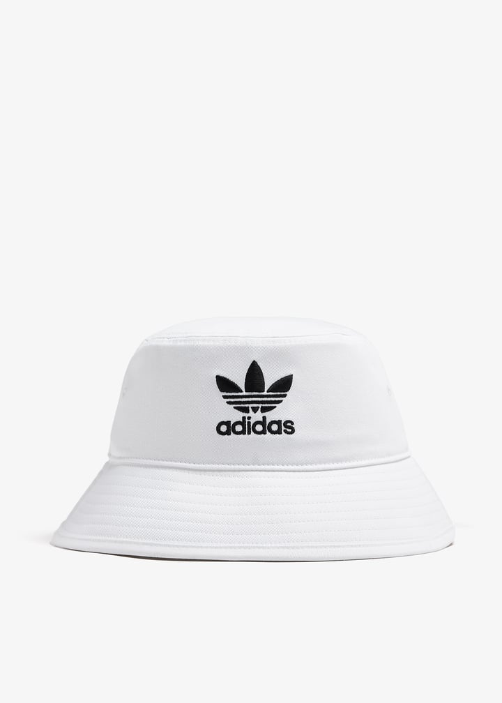adidas Adicolour Trefoil bucket hat for Men - White in UAE | Level Shoes