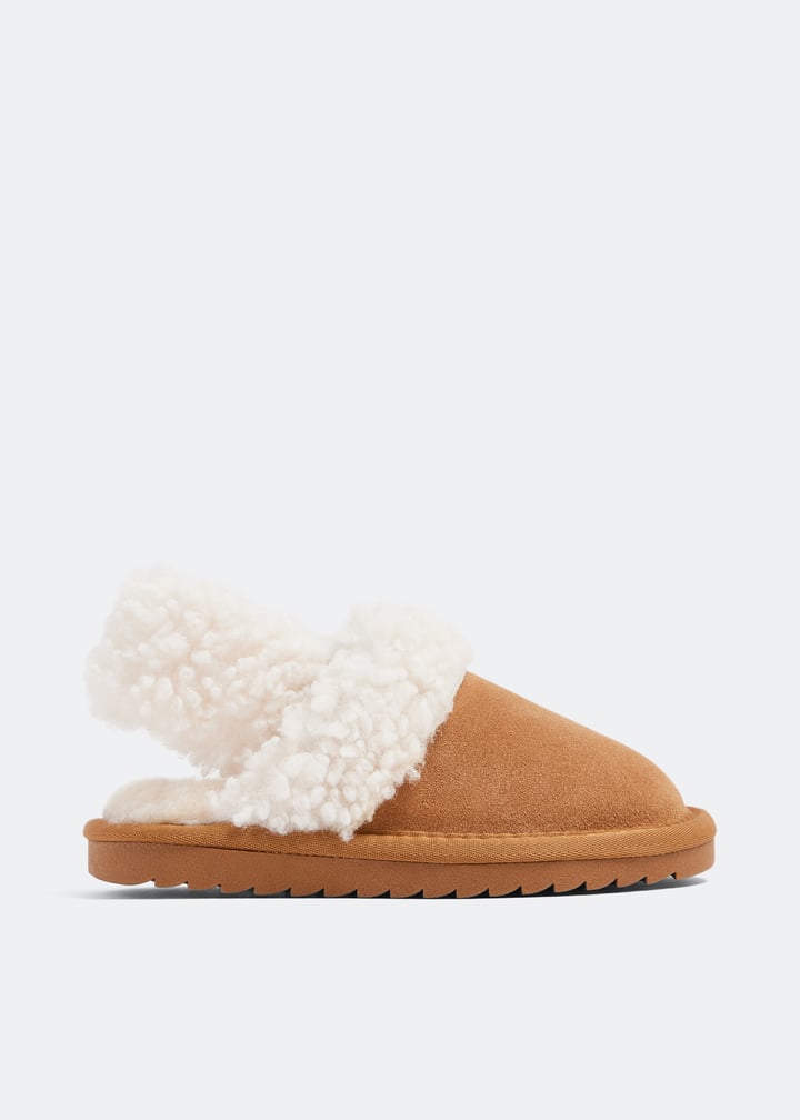 Colors Of California Suede slippers for Girl - Brown in UAE | Level Shoes