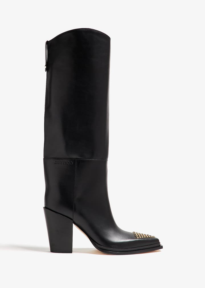 Jimmy Choo Cece 80 boots for Women - Black in UAE | Level Shoes