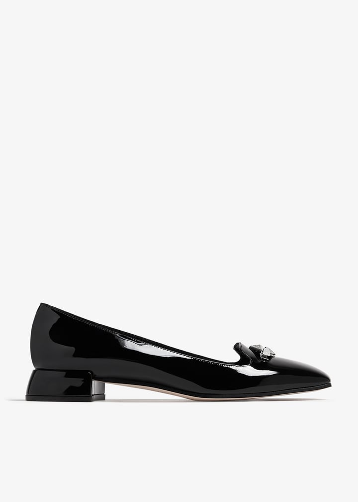 Jimmy Choo Ravi flat pumps for Women - Black in Kuwait | Level Shoes