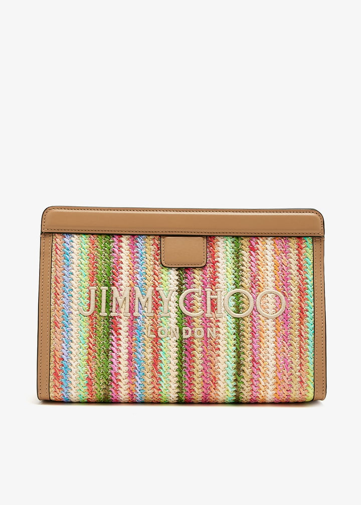 Jimmy Choo Avenue pouch for Women - Multicolored in UAE | Level Shoes