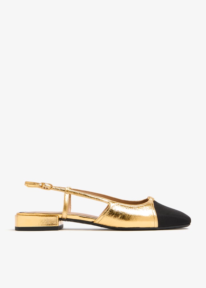 Sam Edelman Kara 2 slingback ballerinas for Women - Gold in Kuwait ...