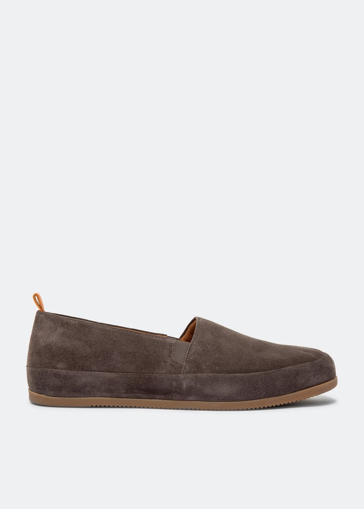 Mulo Suede loafers for Men - Brown in UAE | Level Shoes