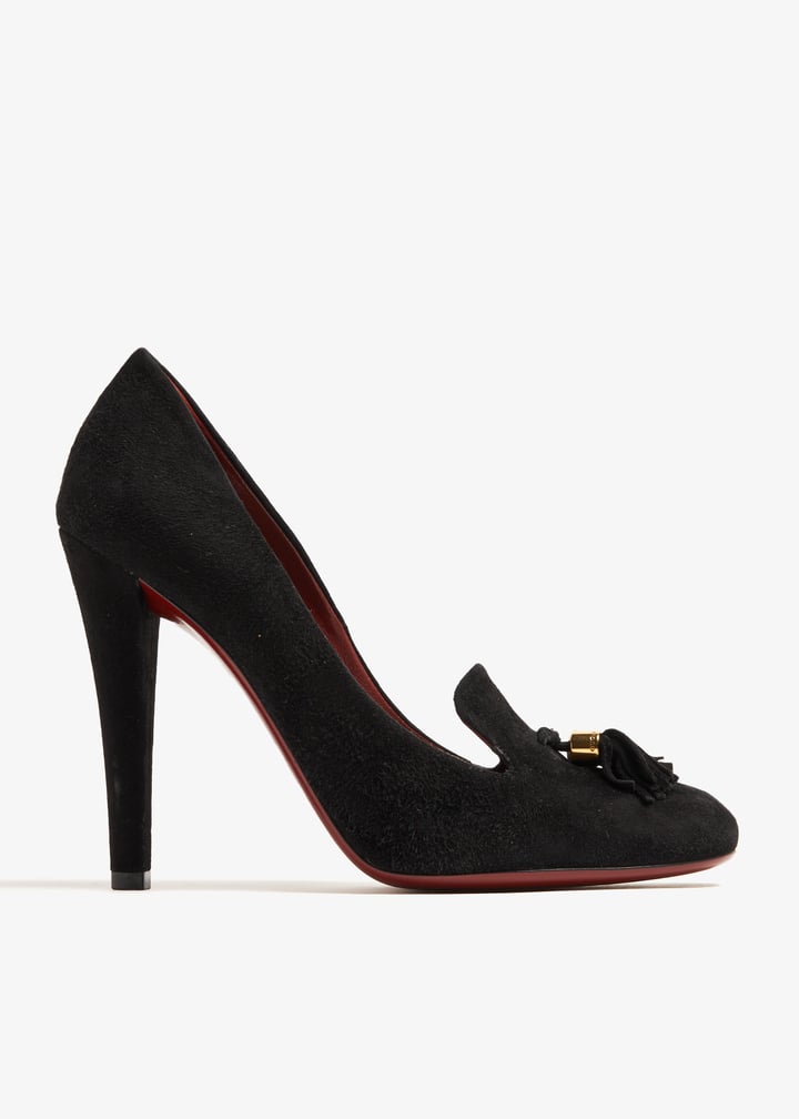 Gucci Pre-Loved Mischa tassel moccasin pumps for Women - Black in UAE ...