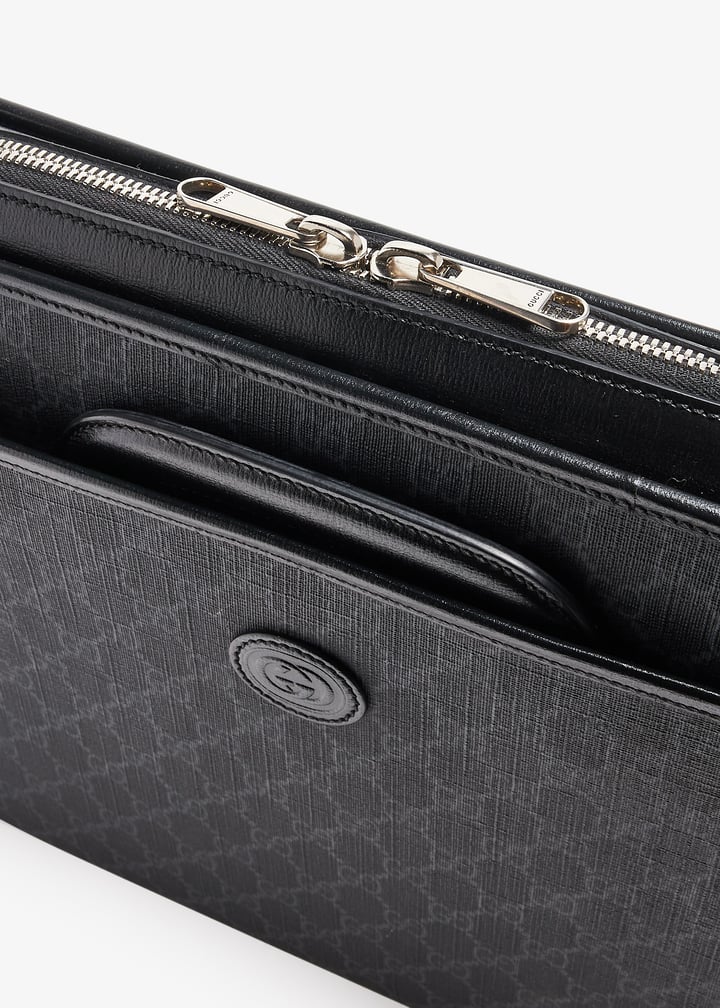 briefcase with interlocking g