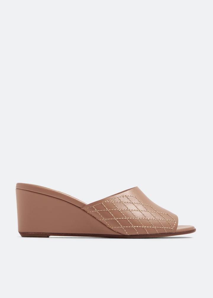 Private Collection La Zeppa 60 mules for Women - Brown in KSA | Level Shoes