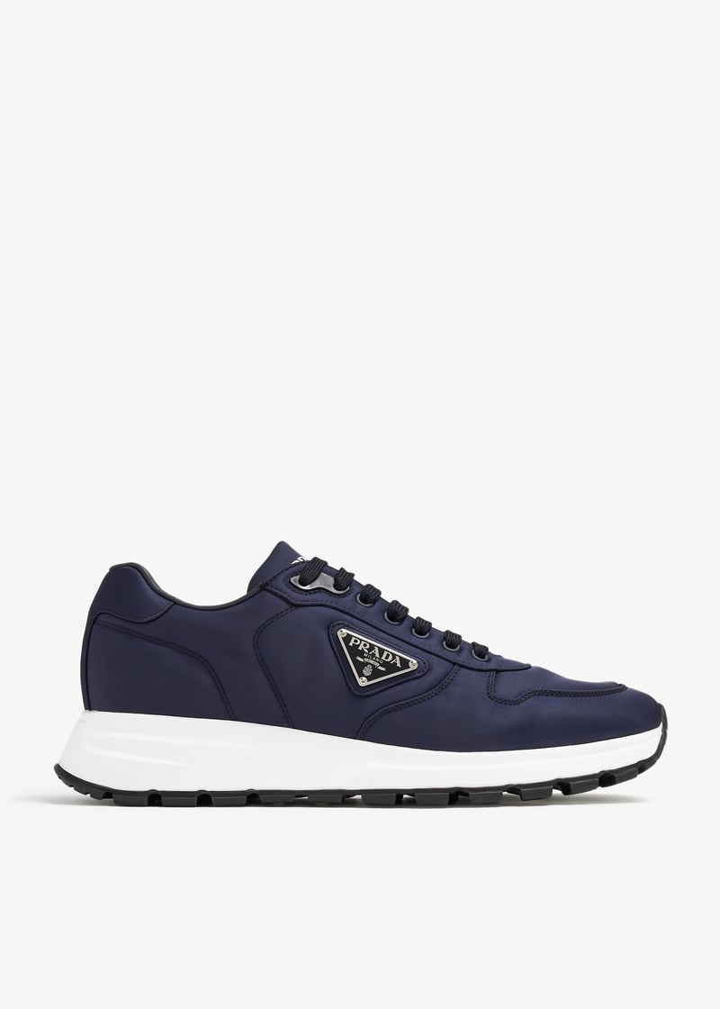 Prada Prax 01 Re-Nylon sneakers for Men - Blue in UAE | Level Shoes