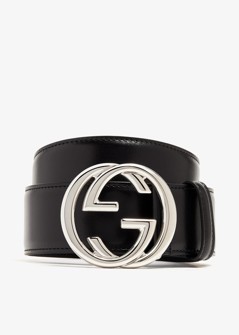 Gucci Interlocking G belt for Men - Black in UAE | Level Shoes