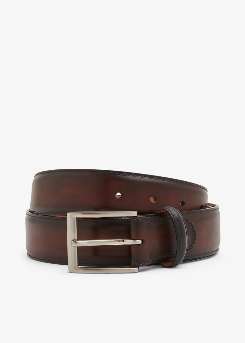 Magnanni Guodi belt for Men - Brown in UAE | Level Shoes