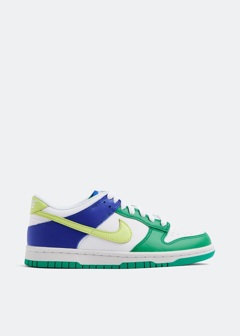 Nike Dunk Low 'Green Blue' sneakers for Unisex - White in UAE | Level Shoes