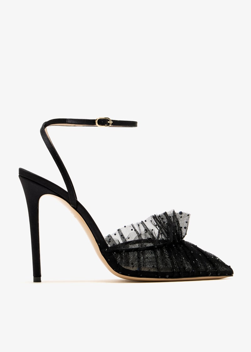 Andrea Wazen Franca Sparkle 105 pumps for Women - Black in Qatar ...