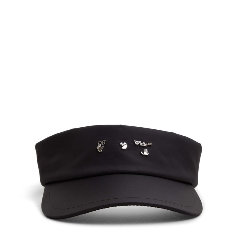 Off-White Nylon Visor for Women - Black in UAE | Level Shoes