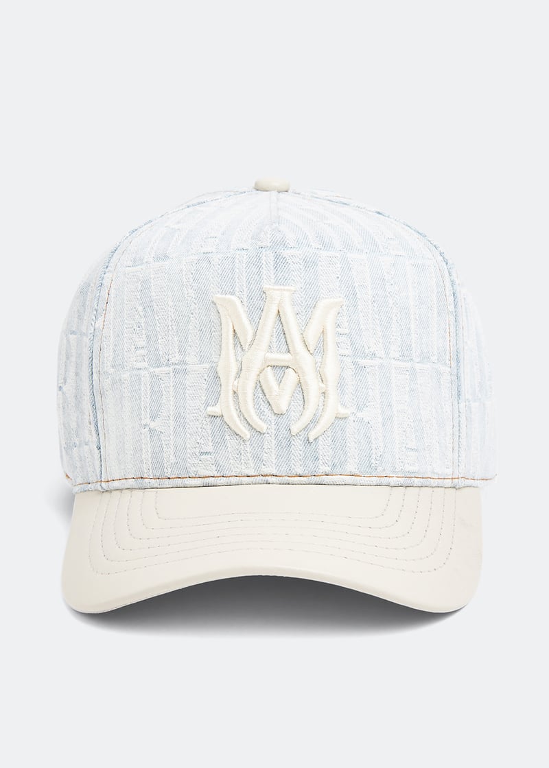 AMIRI MA Repeat logo trucker cap for Men - Blue in UAE | Level Shoes